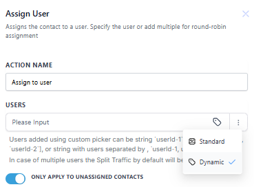 Assign User Action – GenieAI