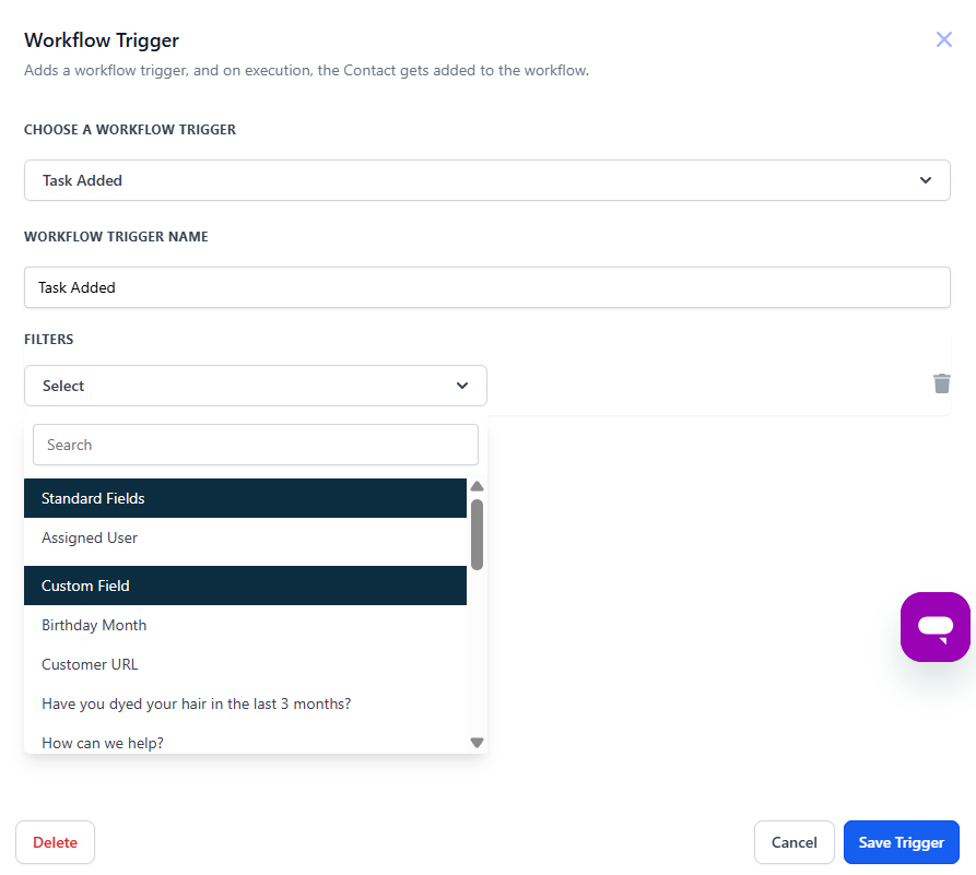 How to use the 'Task Added' Workflow Trigger in GenieAI – GenieAI