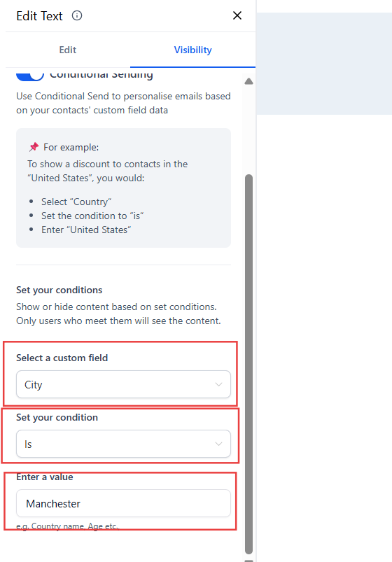 How to Use Conditional Sending to Personalise Visibility in GenieAI Emails – GenieAI