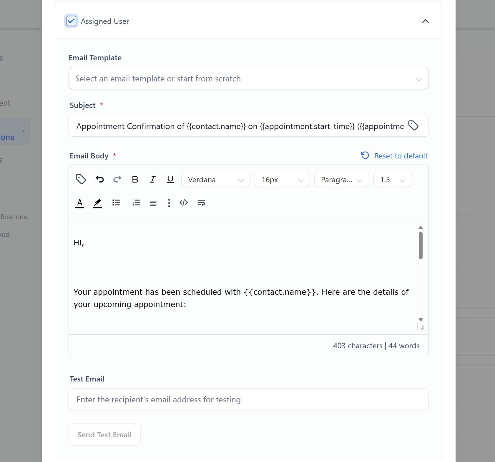 Calendar Creation - Configuring Notifications & Additional Options for ...