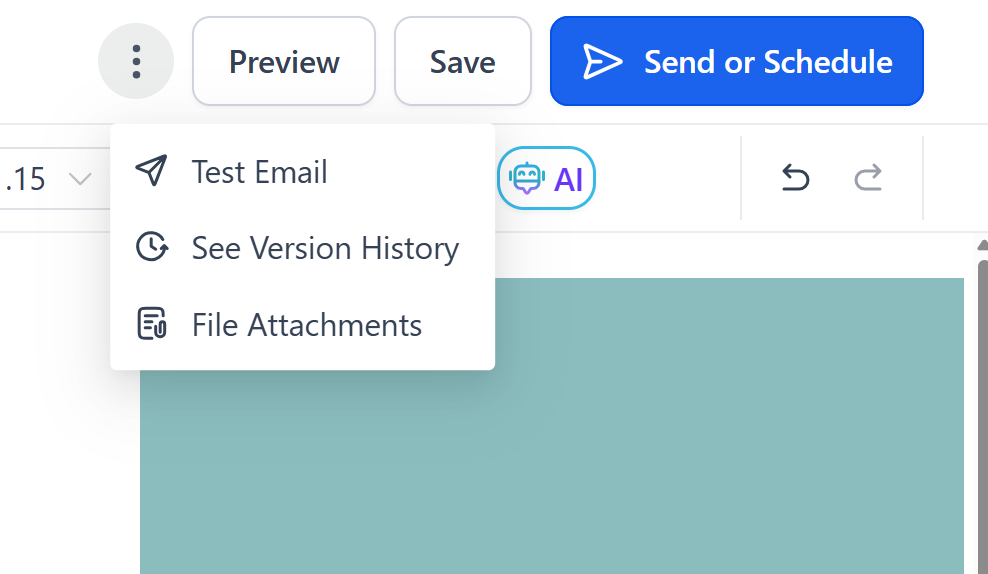 Using the Design Editor – Test Emails, File Attachments and Version ...