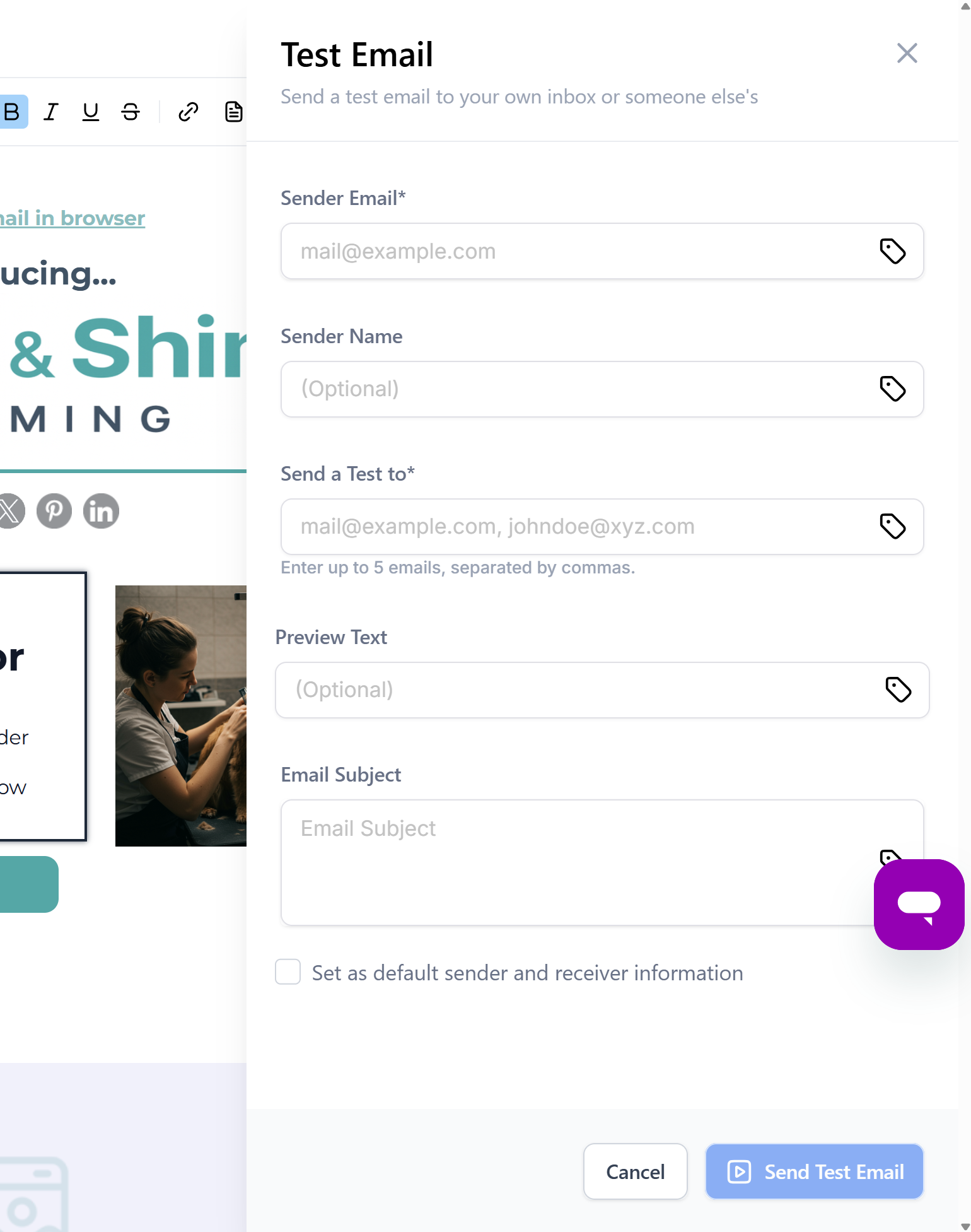 Using the Design Editor – Test Emails, File Attachments and Version ...