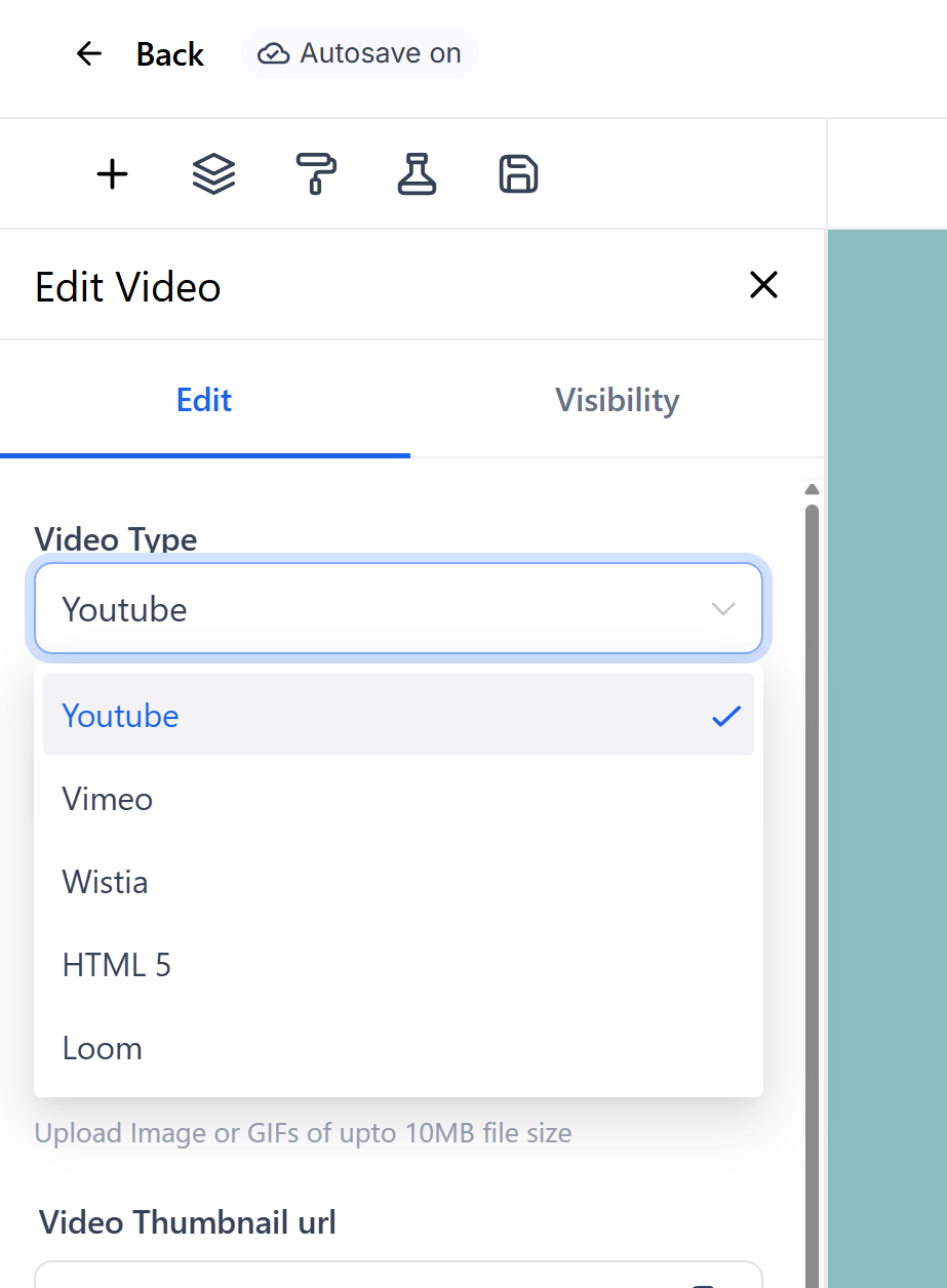 Using the Design Editor – Video Element in GenieAI – GenieAI