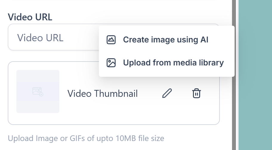 Using the Design Editor – Video Element in GenieAI – GenieAI