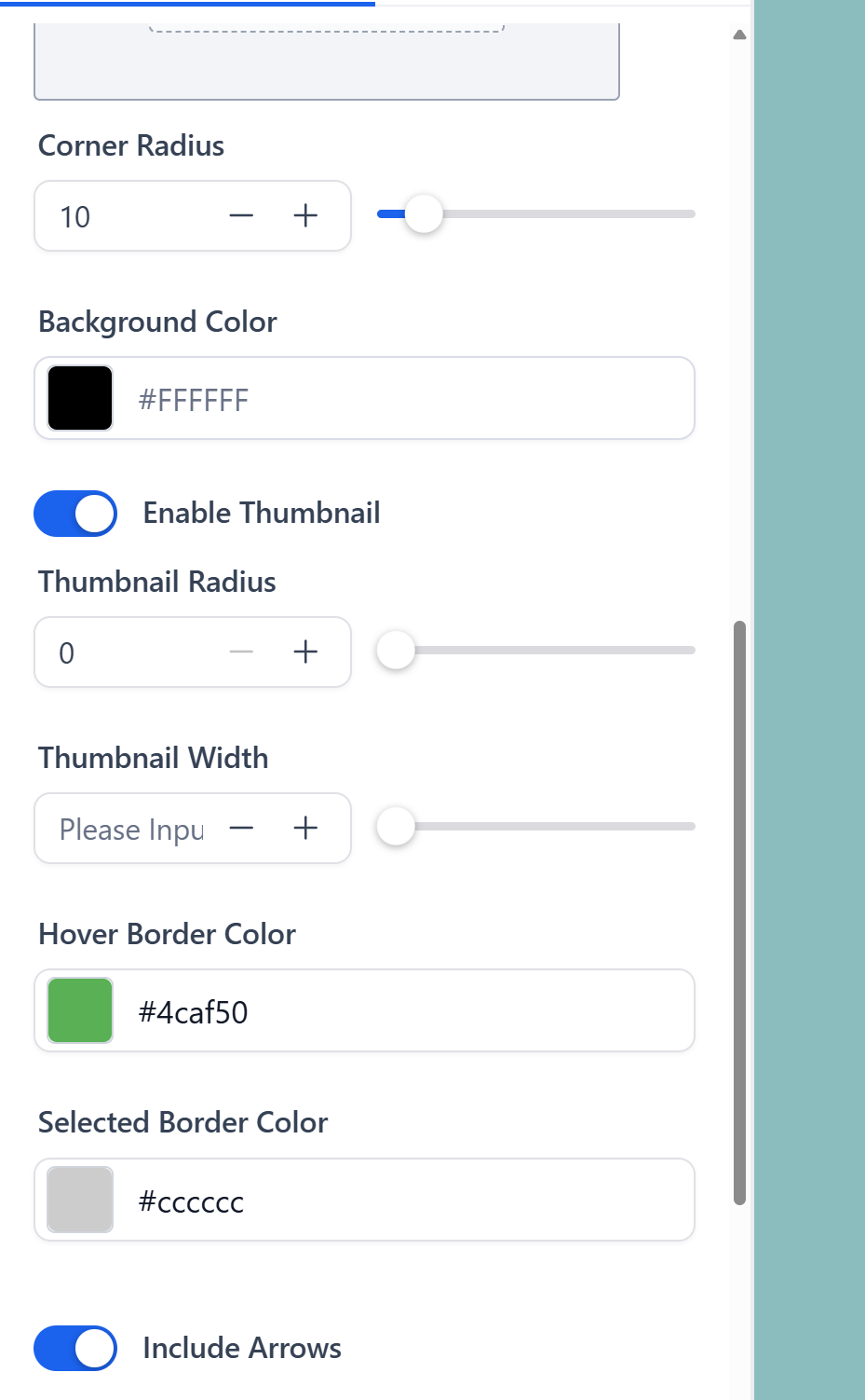 Using the Design Editor – Image Slider Element – GenieAI