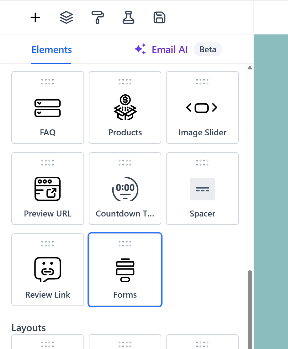 Using the Design Editor – Forms Element – GenieAI