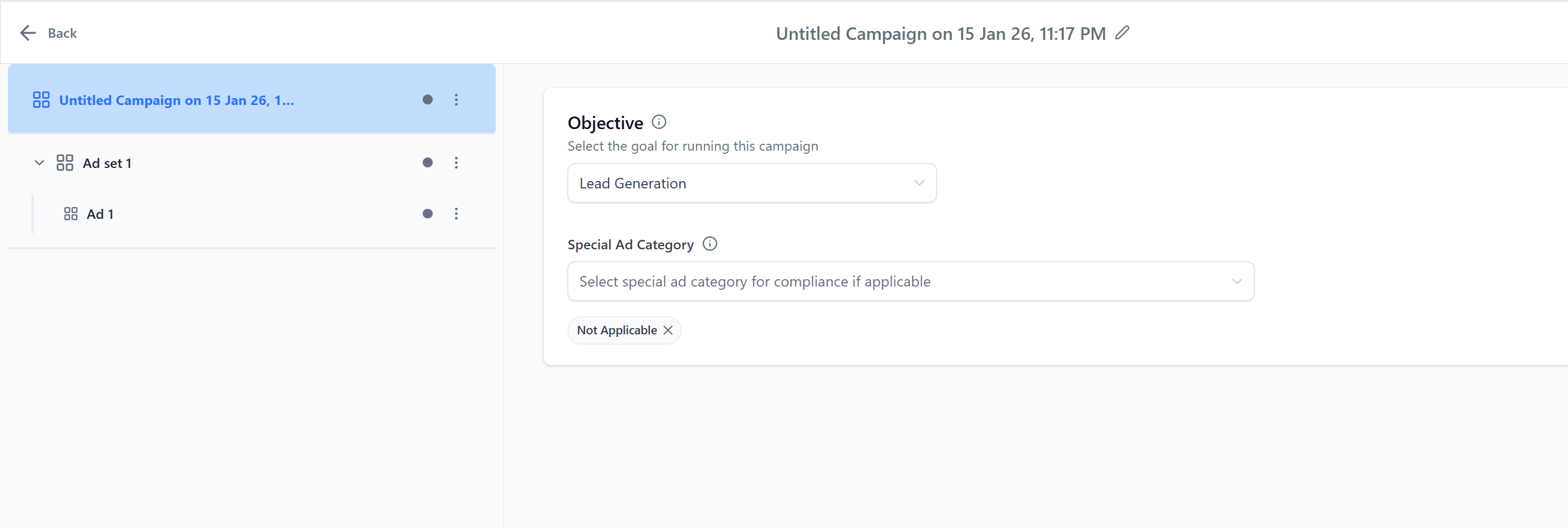 Create Ad Campaign – From Scratch in GenieAI – GenieAI