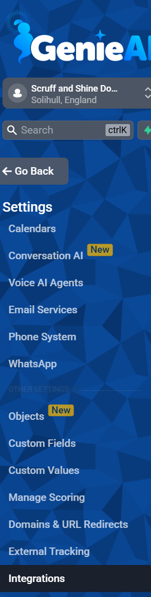 Connecting your Google Account in GenieAI – GenieAI