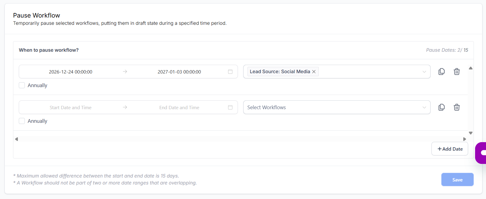 Global Workflow Settings in GenieAI – GenieAI