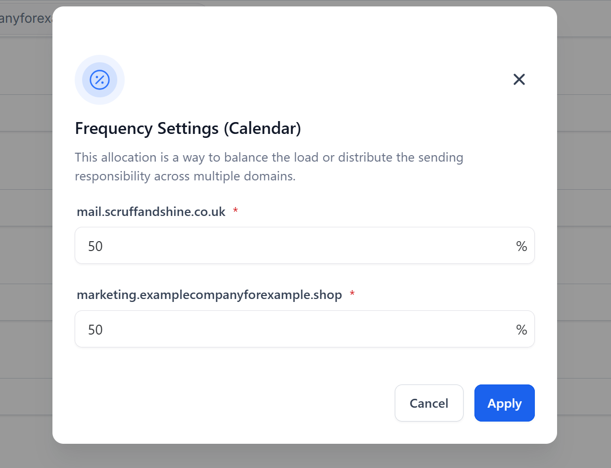Configuring Domain Usage and Frequency Settings in GenieAI – GenieAI